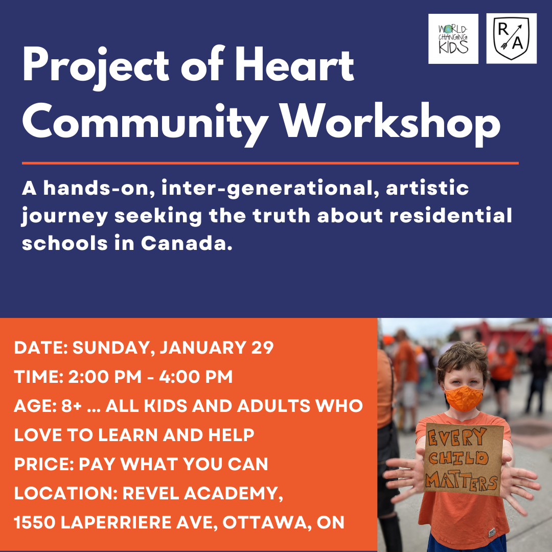 Project of Heart Community Workshop - WORLD-CHANGING KIDS